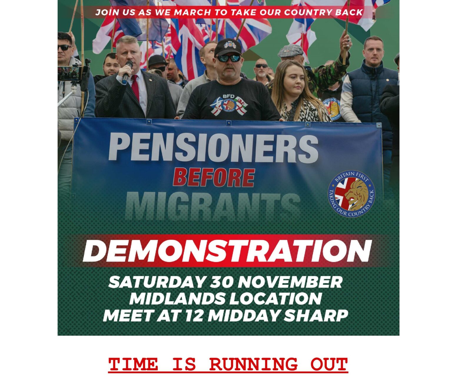 Pssst…Britain First are having a demo. But it’s a SECRET! | Searchlight